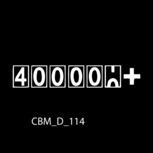 400000 Plus Miles Car Sticker