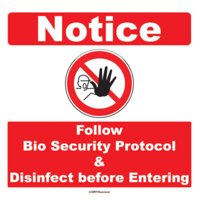 Bio Security Sign | Range of Different Materials & Sizes | Farm Signs