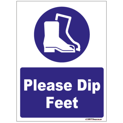 Farm Sign - Dip Feet