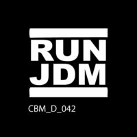 RUN JDM Car Sticker