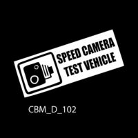 Speed Camera Test Vehicle Car Sticker