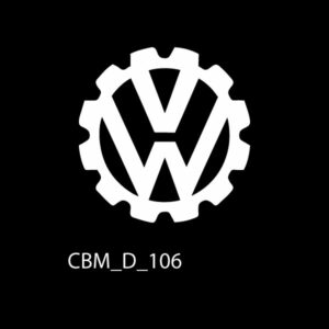VW Cog Car Sticker