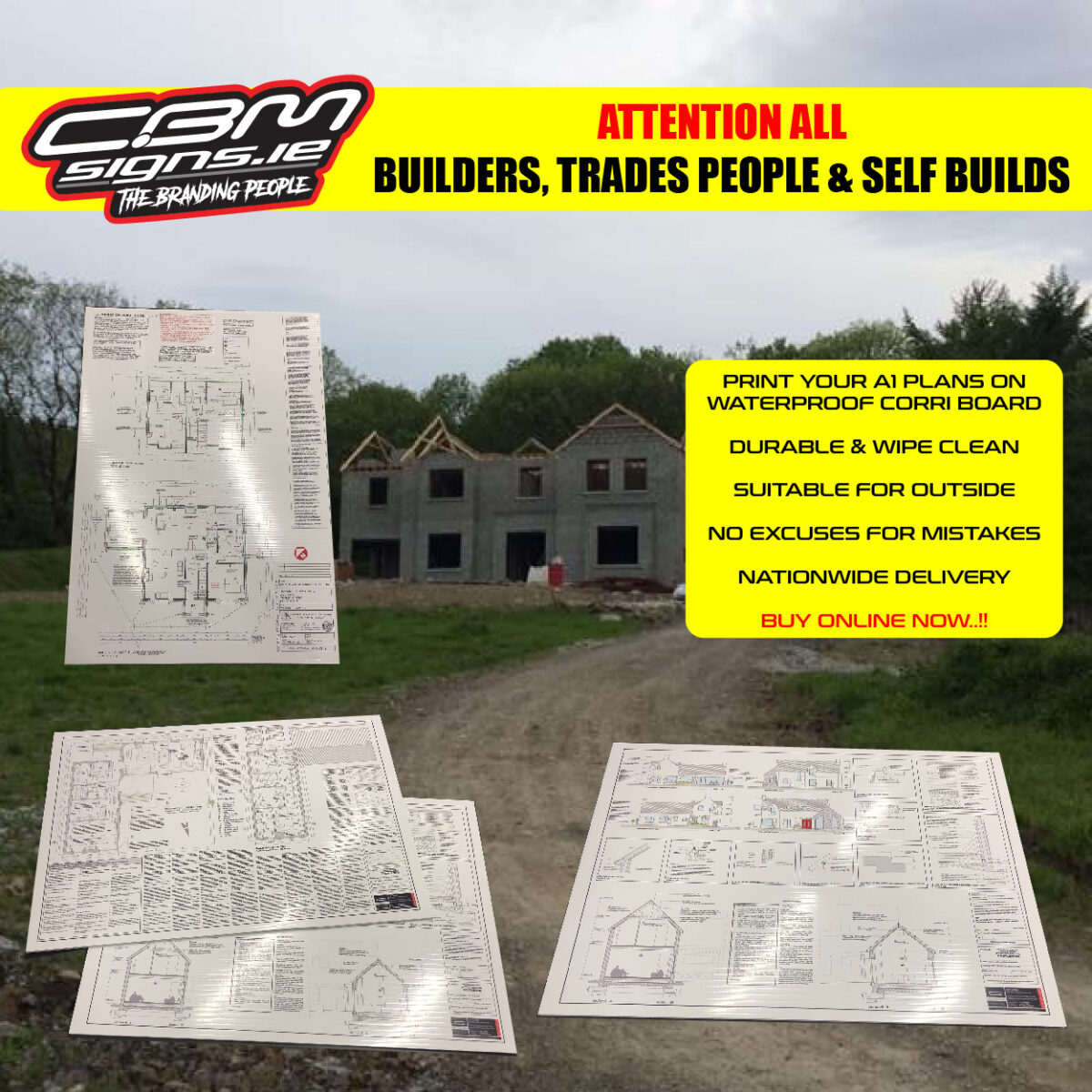 Construction Signs | CBM Signs