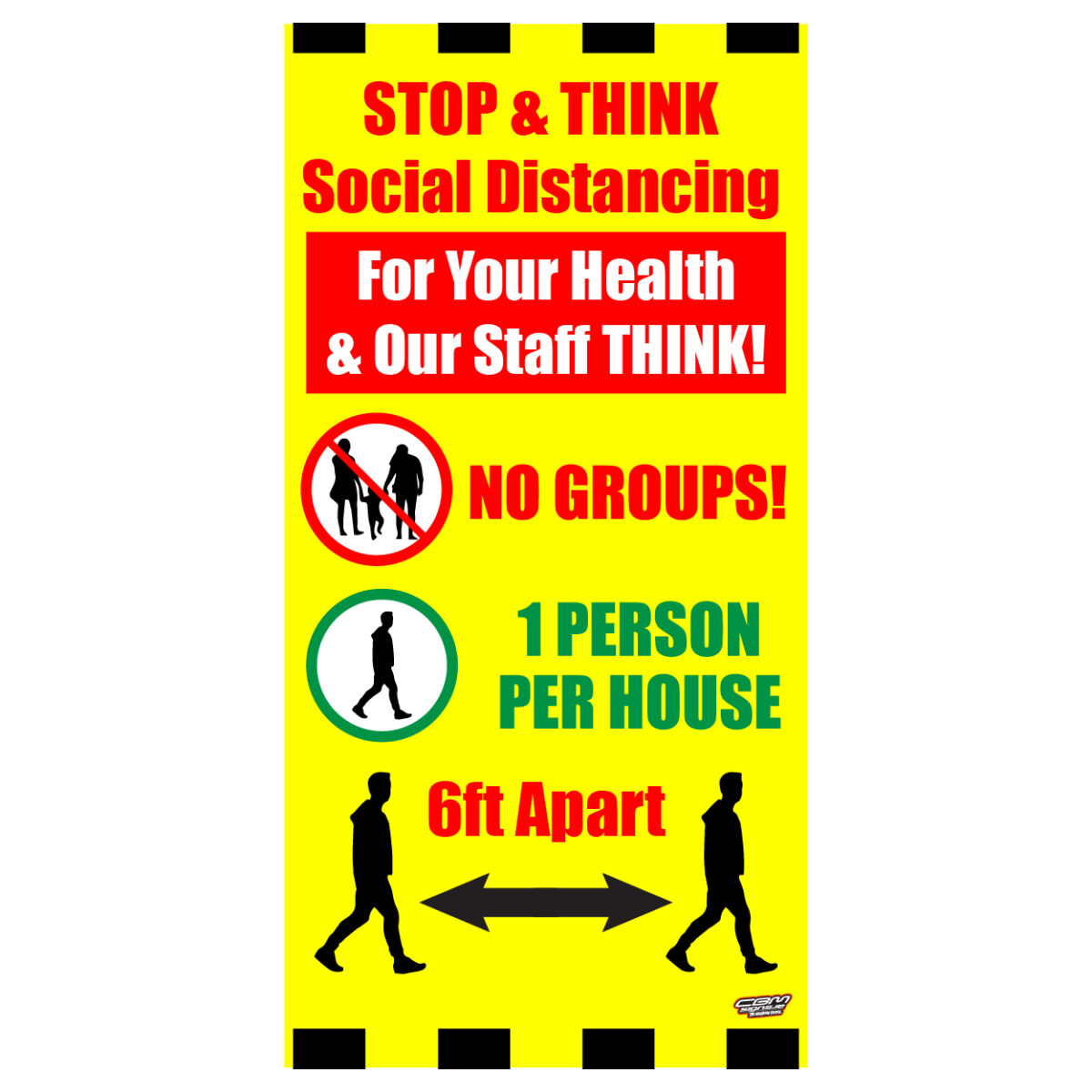 Social Distancing Sign | CBM Signs