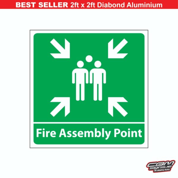 Fire Assembly Point Sign | Order Construction Signs Online