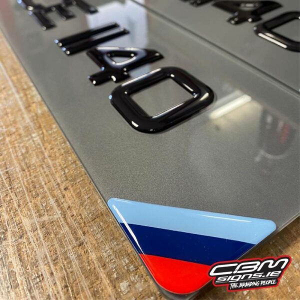 3D Gel Number Plates Ireland | Gel Plates | CBM Signs
