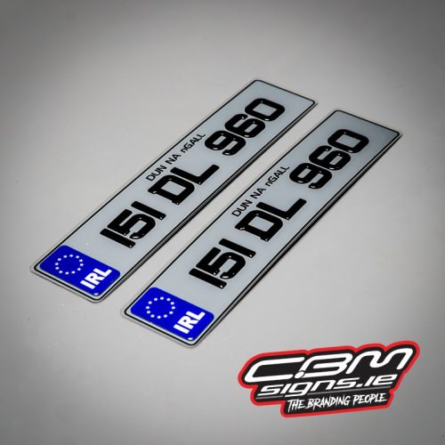 Tinted 3D Sporty IRL | Buy Number Plates Online At CBM Signs