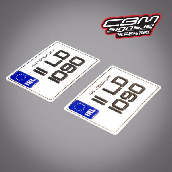 Jeep / Lorry 3D Sporty IRL Number Plates | CBM Signs