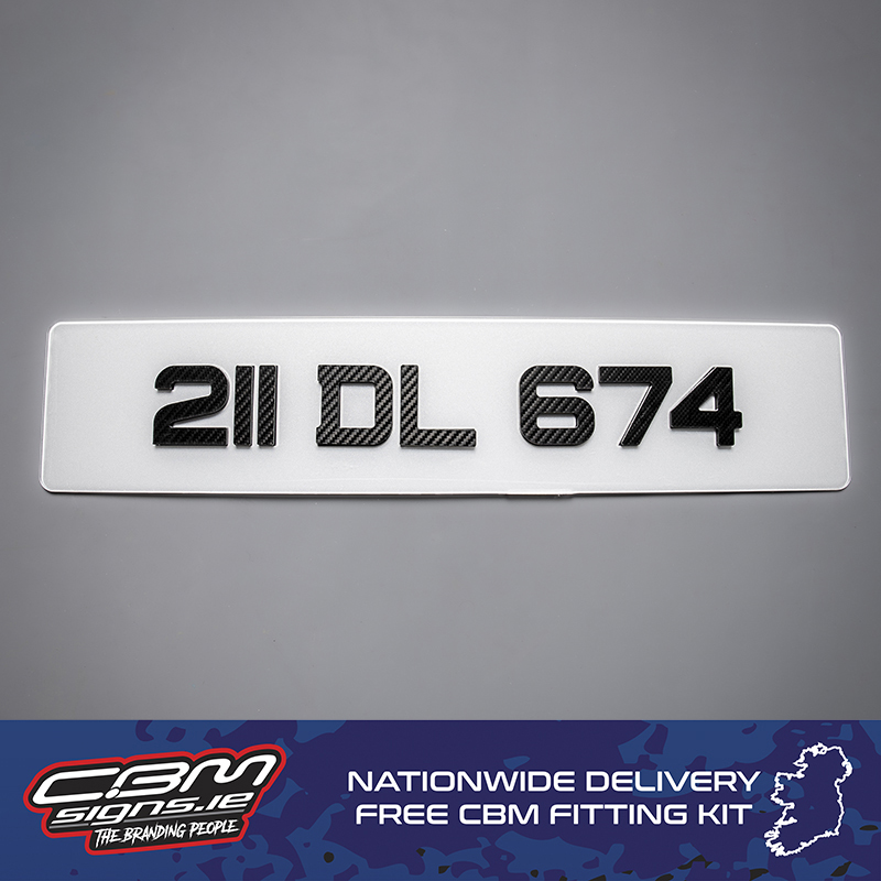 Show Number Plates | Order Online Today From Only €12.50