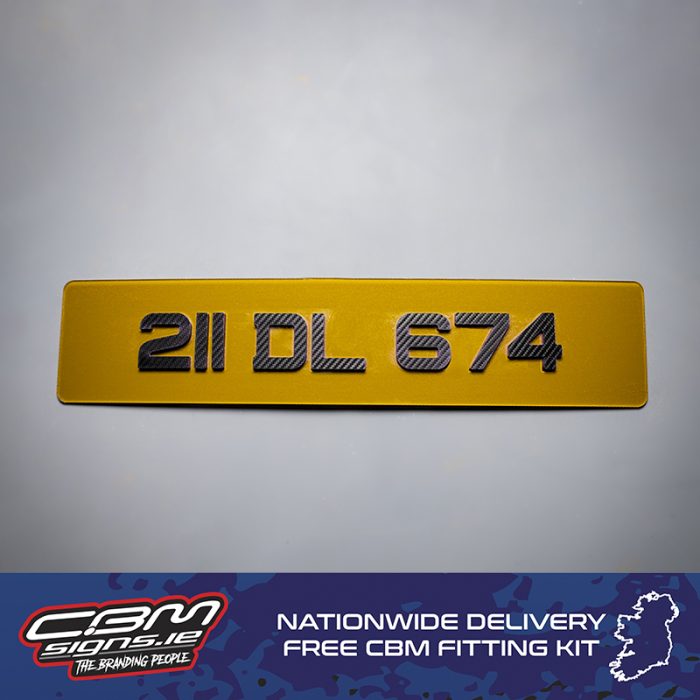 Show Number Plates | Order Online Today From Only €12.50