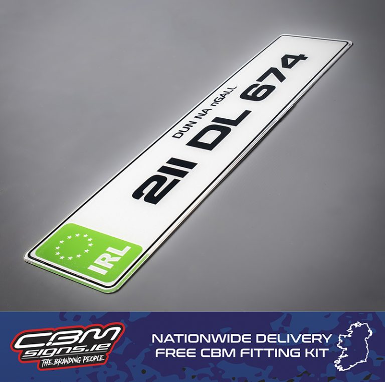 Number Plate - Number Plate - Fancy NCT Green IRL